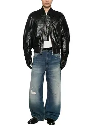 SUNFLOWER Distressed Wide-leg Jeans - Blue