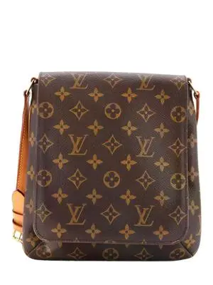 LOUIS VUITTON Monogram Canvas Musette Salsa Pm Shoulder Bag - Brown