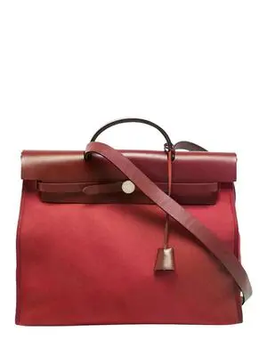 Hermès Herbag Zip Tote Bag - Red