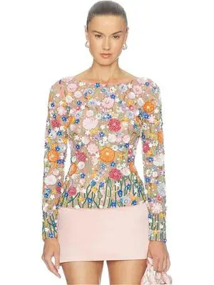 LA FUORI Gustav Klimt Garden Top - Multi