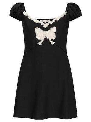 LoveShackFancy Karola A-line Dress - Black