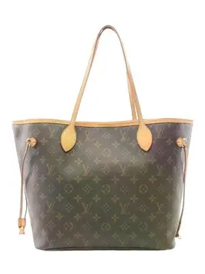 LOUIS VUITTON 2008 Mm Monogram Neverfull Tote Bag - Brown