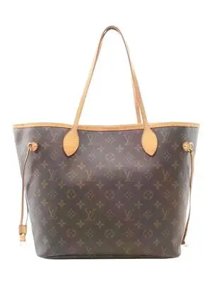 LOUIS VUITTON 2008 Mm Monogram Neverfull Tote Bag - Brown