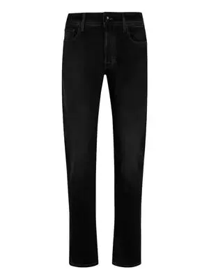 Jacob Cohen Faded-effect Five-pocket Jeans - Black