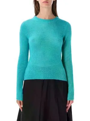 Studio Nicholson Eyla Crew-neck Knit Sweater - Blue