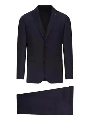 Tagliatore Bruce Three-piece Suit - Blue