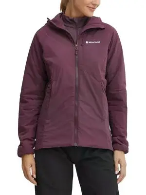 MONTANE Fireball Hooded Logo-print Performance Jacket - Purple