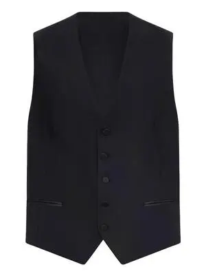 Tagliatore Three-piece Single-breasted Suit - Black