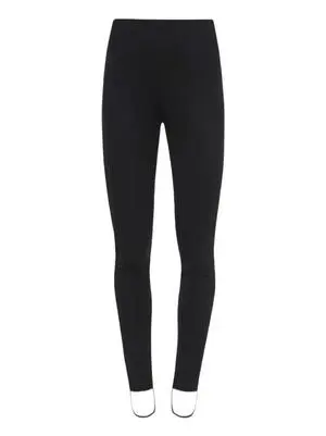 Vetements Logo-print Stirrup Leggings - Black