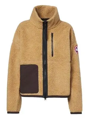 Canada Goose Simcoe Wool-blend Fleece Jacket Beige
