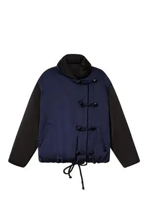 Isabel Marant Étoile Bleza Silk Coat - Midnight