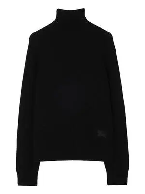 Burberry Cashmere High-neck Sweater - Black