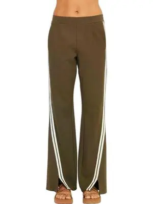 THE UPSIDE Petra Side-stripe Flared Trousers