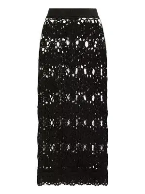Dolce & Gabbana Cotton Skirt - Black