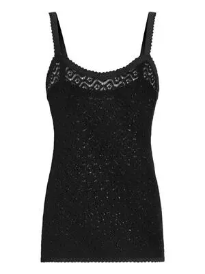 Dolce & Gabbana Lace Top - Black
