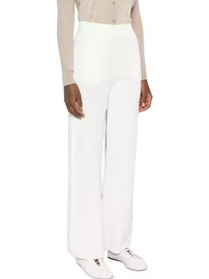 Max Mara Wide-leg Track Pants - White