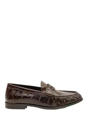 JEFFREY CAMPBELL Stallone Crocodile-effect Loafers