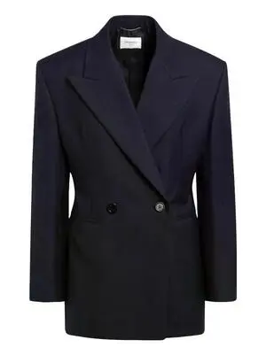 Saint Laurent Double-breasted Blazer - Blue