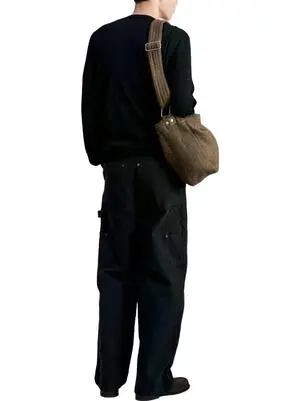 A.p.c. Matthieu Logo-print Crew-neck Sweater - Black