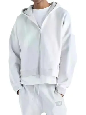 NEW BALANCE Athletics Crafted Fleece Full-zip Hoodie - Grey