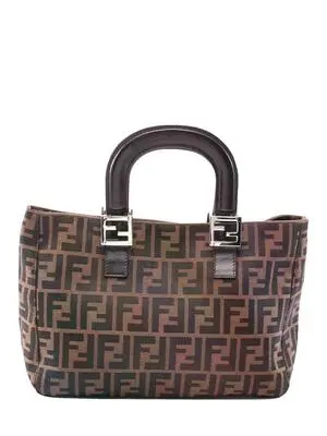 Fendi 2000-2010 Zucca Tote Bag - Brown