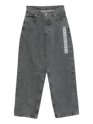 Alexander Wang Crystal-embellished Jeans - Grey