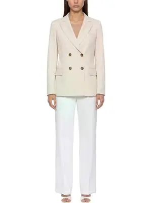 Max Mara Double-breasted Blazer - Neutrals