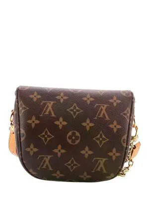 LOUIS VUITTON Bum Bag Monogram Canvas Mini Belt Bag - Brown