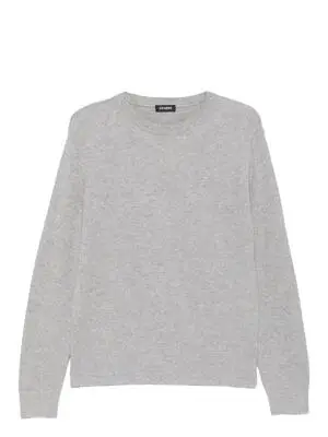 CENERE GB Ribbed-knit Crew-neck Sweater - Grey