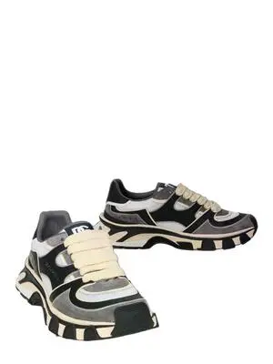 Dolce & Gabbana Panelled Chunky-sole Sneakers - Black