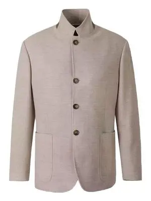 CANALI High-neck Patch-pocket Jacket