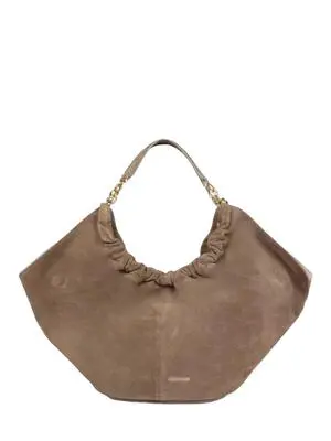 COCCINELLE Logo-embossed Chain-link Shoulder Bag