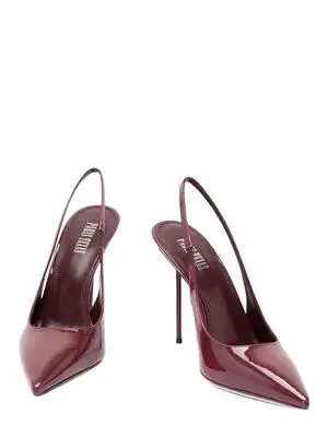 Paris Texas Lidia Slingback Pumps - Red