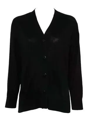 PUROTATTO V-neck Cardigan - Black