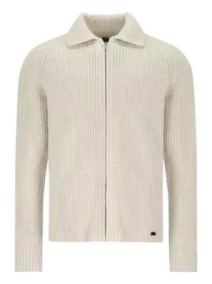 MASSIMO OSTI STUDIO Ribbed-knit Raglan-sleeve Sweater - Neutrals