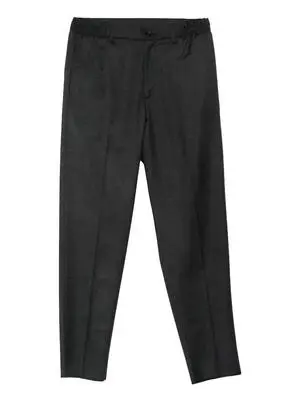 Tagliatore Tailored Elasticated-waistband Trousers - Grey