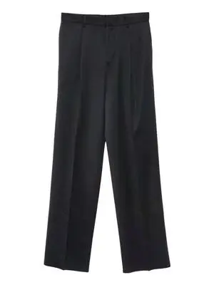 LARDINI Migio Tailored Wool Trousers - Blue