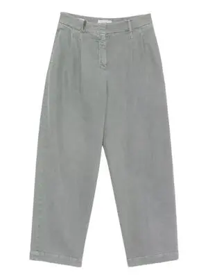 PESERICO Pleated Straight-leg Jeans