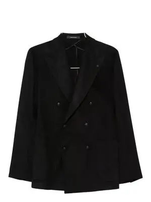 Tagliatore Double-breasted Tailored Jacket - Black