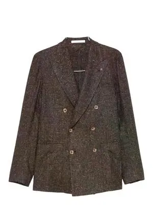Tagliatore Double-breasted Blazer - Brown