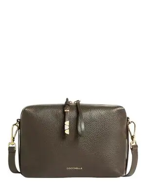 COCCINELLE Small Nory Leather Cross Body Bag - Green