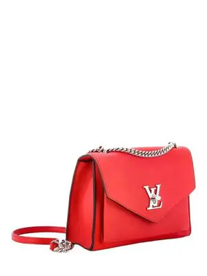 LOUIS VUITTON Mylockme Handbag Leather Bb Crossbody Bag - Red