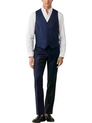 HACKETT  V-neck Waistcoat - Blue