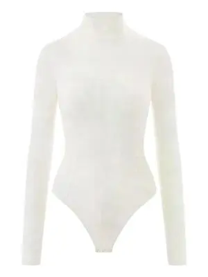 ELISABETTA FRANCHI Mesh-panel Bodysuit