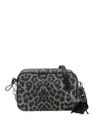 LA CARRIE Lio Leopard-print Cross Body Bag - Grey