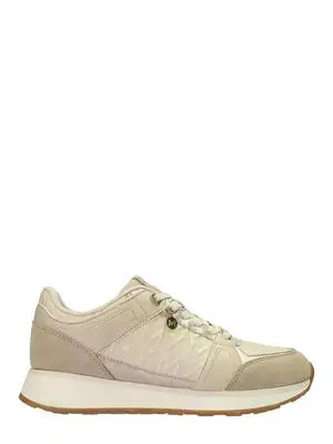 MEXX Tiara Rare Monogram-pattern Panelled Sneakers - Neutrals