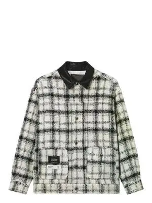 MUSIUM DIV. Check-pattern Jacket - White