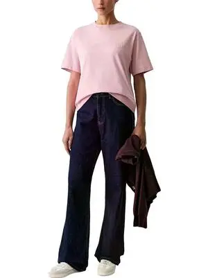 Marc O'polo Logo-embroidered T-shirt - Pink