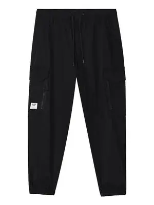 FINGERCROXX Logo-patch Cargo Pants - Black