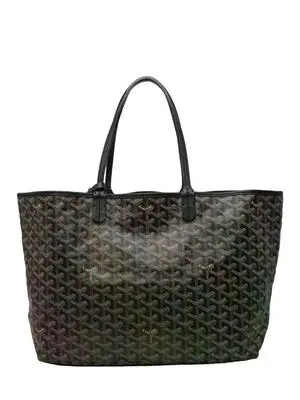 Goyard 2018 Goyardine Saint Louis Pm Tote Bag - Black